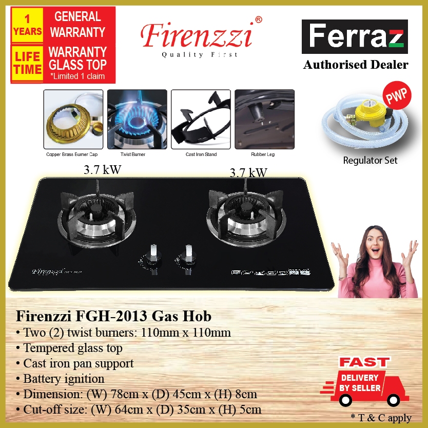 Firenzzi FGH-3096 Gas Stove / FGH-2013 Hob / Firenzzi FGH-2049 Hob ...