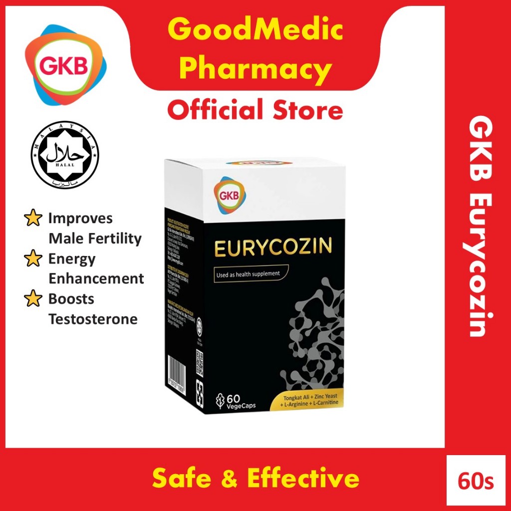 GKB Eurycozin For Men Health and Vitality Capsule (60s) | Shopee Malaysia
