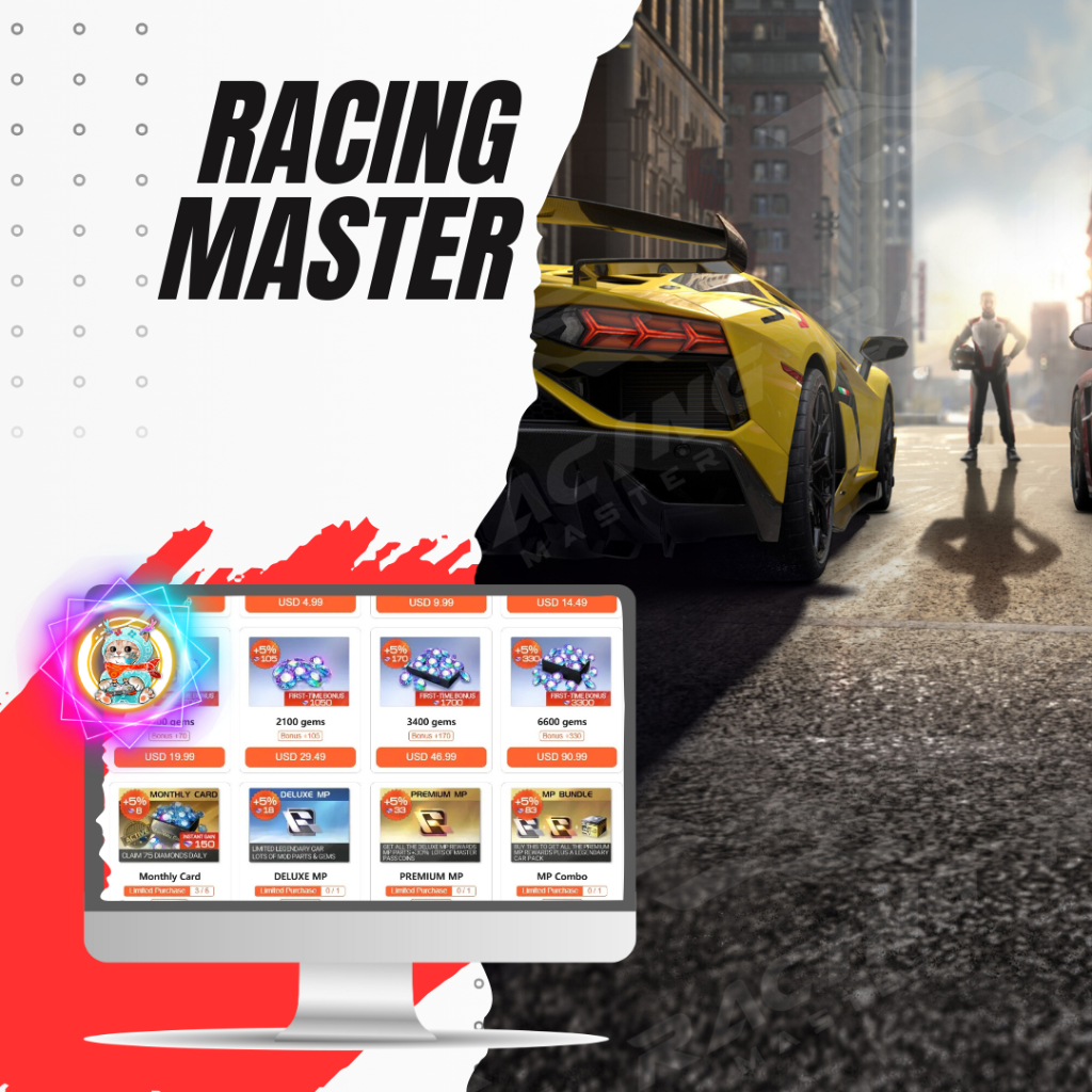 [MMS] [PC WEB OFFICIAL] == Racing Master Shop booster [Gems] | Shopee ...