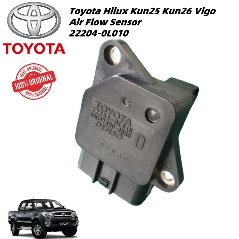 Toyota Hilux Kun25 Kun26 Vigo Air Flow Sensor 22204-0L010 | Shopee Malaysia