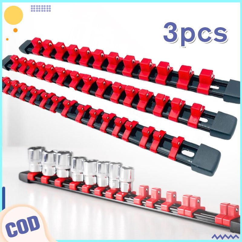 3Pcs Large medium and small Universal Socket Organizer Rail Bracket ...