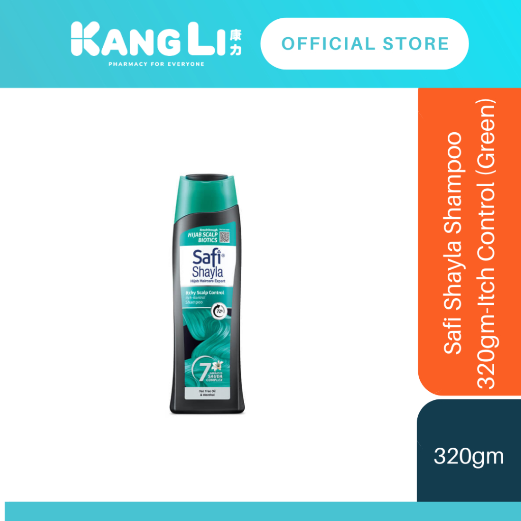 Safi Shayla Shampoo 320gm-Itch Control (Green) | Shopee Malaysia