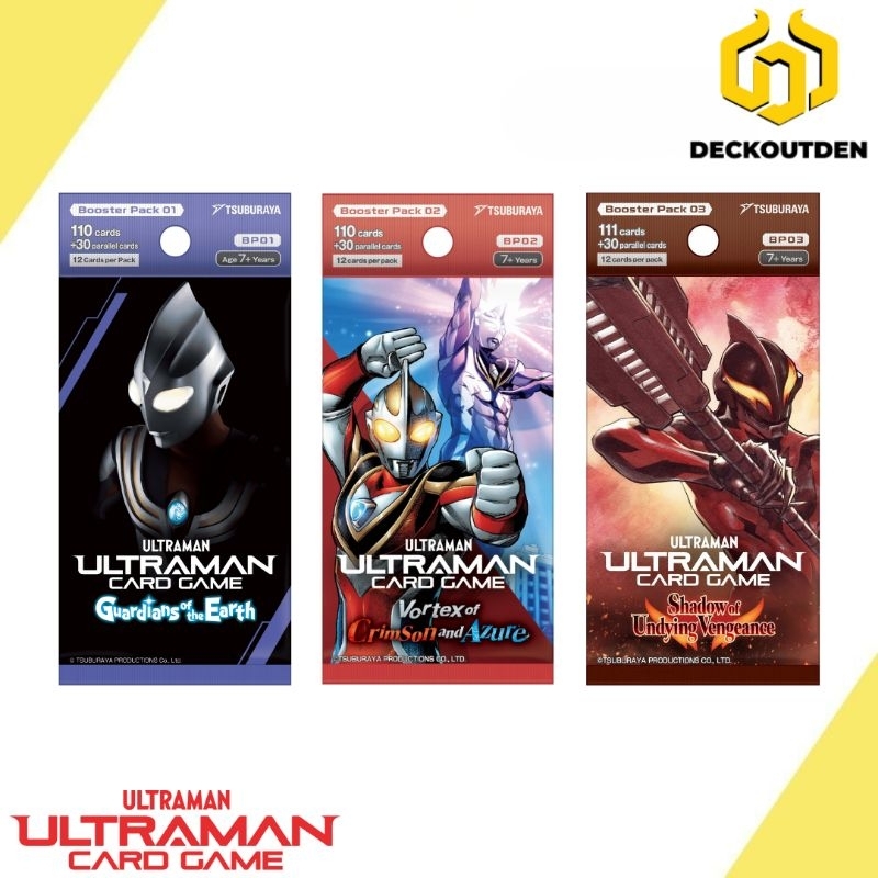 Ultraman Card Game Booster Pack ( Guardians Of The Earth / Vortex of ...