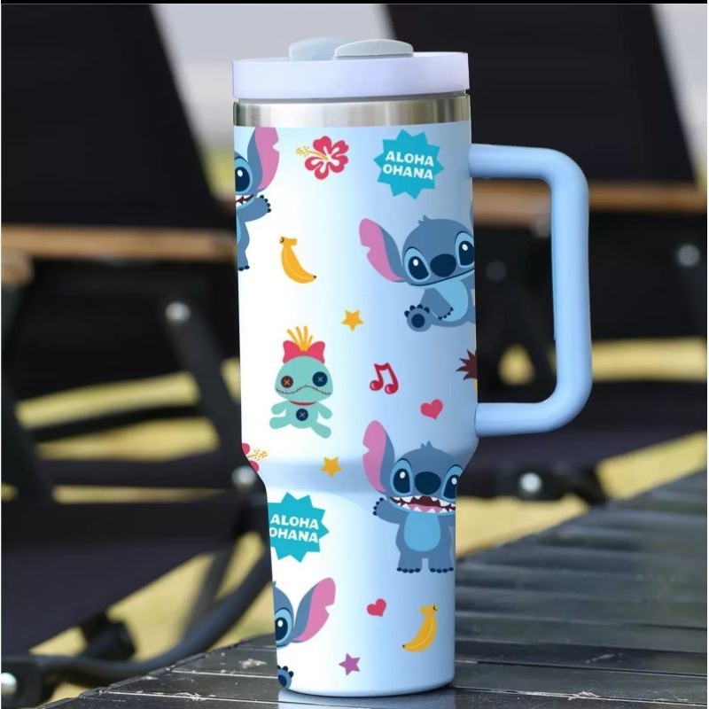 Stitch Lotso Cartoon 1200ML Stainless Steel Vacuum Flask Tumbler with ...
