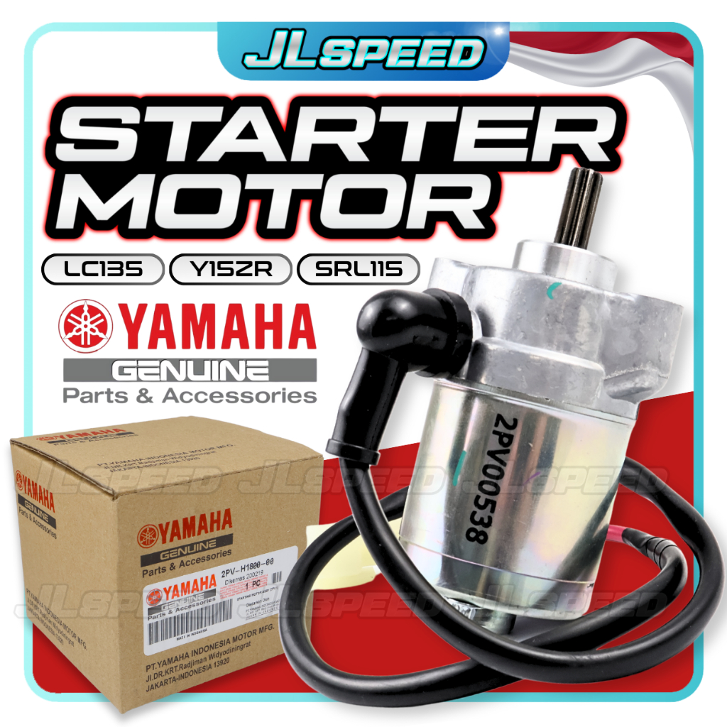 ORIGINAL YAMAHA Starter Motor Assy Startor Starting Motor Y15 Y15ZR V1 V2 FZ150 LC135 LC 135 4S ...