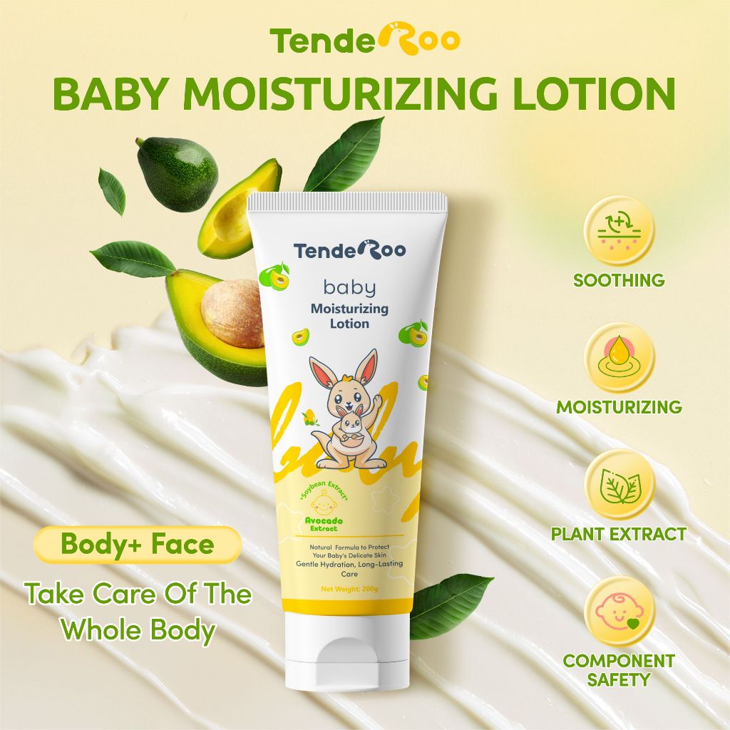 TendeRoo Losyen Pelembap Bayi 200g - Lembut & Selamat untuk Kulit ...