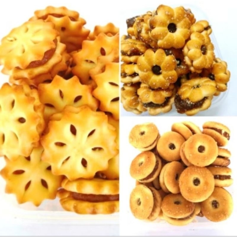 (Biskut Timbang) 200g/500g Mini Golden Pineapple/Donut Pineapple/Flower ...