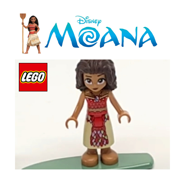 dp171 Lego Disney Princess Moana 43210 43215 - Moana's Minifigure w ...