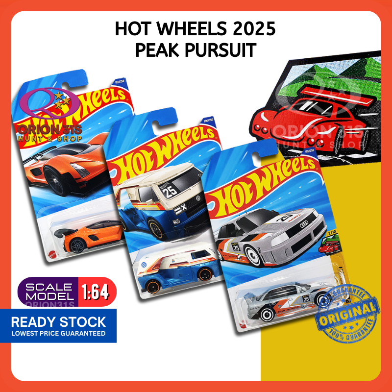 Hot Wheels 2025 Peak Pursuit Czinger 21C/ Audi 90 Quattro/ VW T3 Custom Diecast Car Scale 1/64 ...