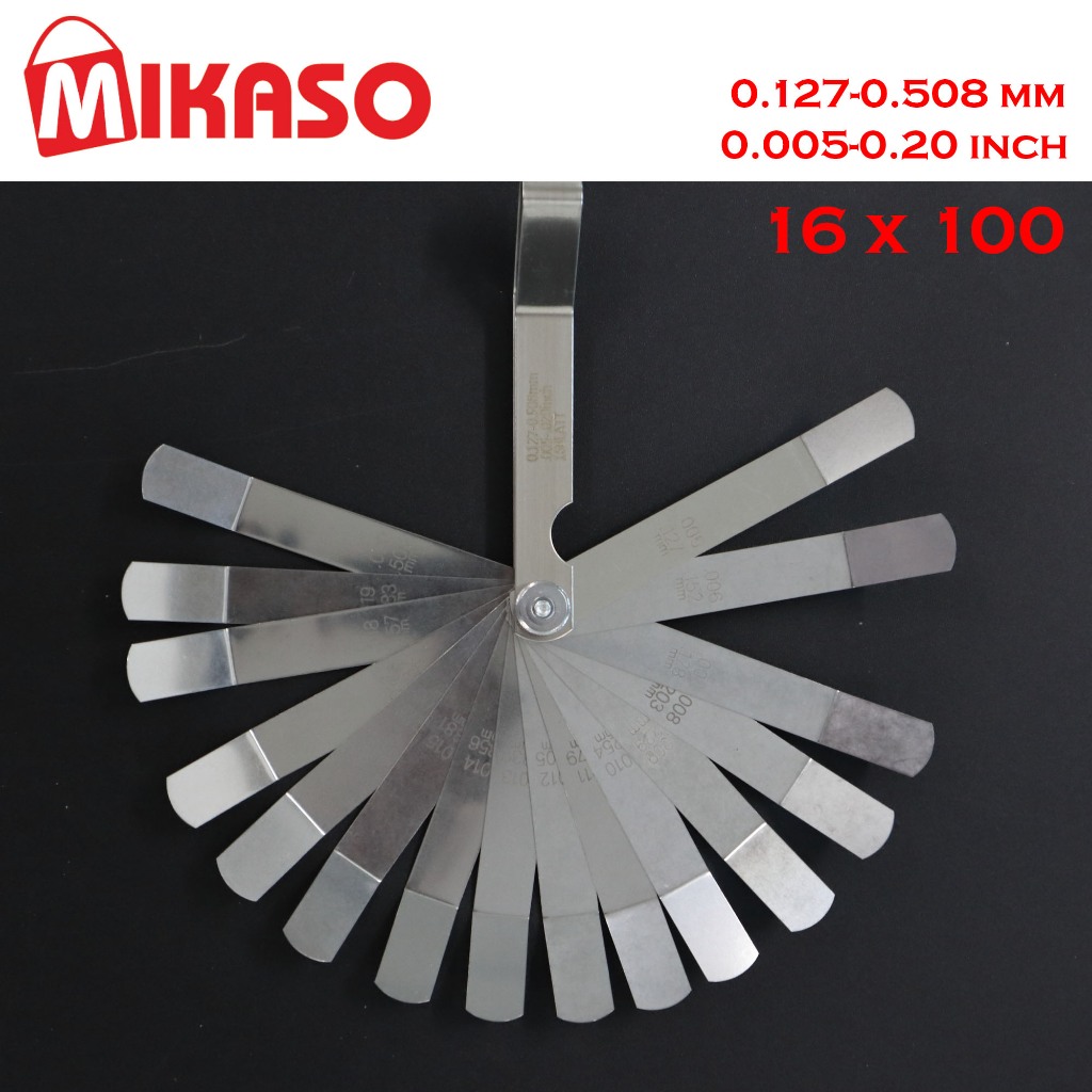 [14 / 16/ 17 / 32] Metric Feeler Gauge Feeler Gauge Thickness Gap ...