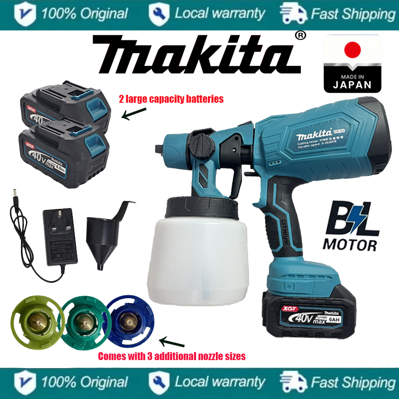 Makita spot paint spray gun cordless electric spray gun paint sprayer ...