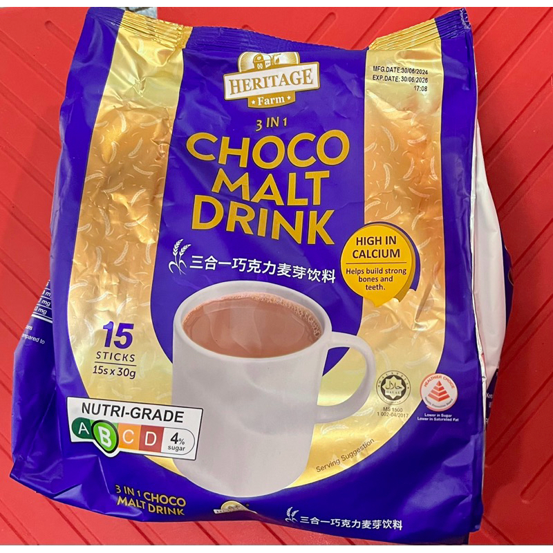🔥ready stock+random freegift🔥 SG HERITAGE FARM CHOCO MALT - Imported ...