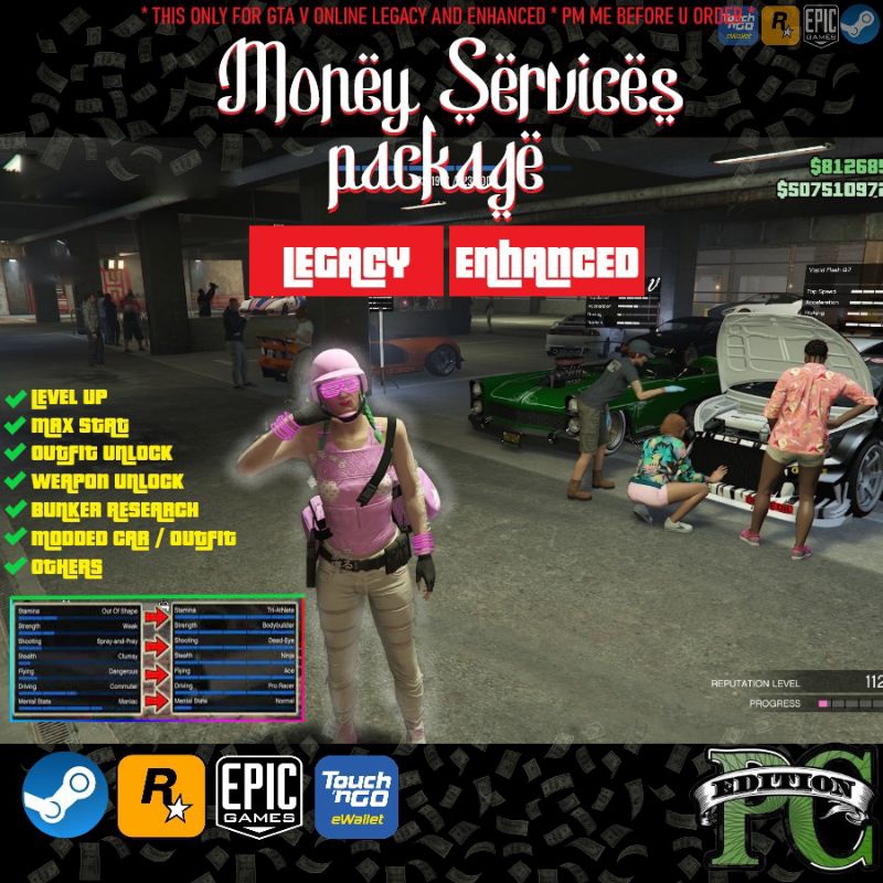 GTA 5 MONEY / GTA V ONLINE MONEY (FAST VERSIONS) 21 | Shopee Malaysia