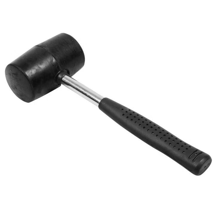 (gogokitchen) Hand Tool Solid Black Rubber Mallet Hammer (80Z) | Shopee ...