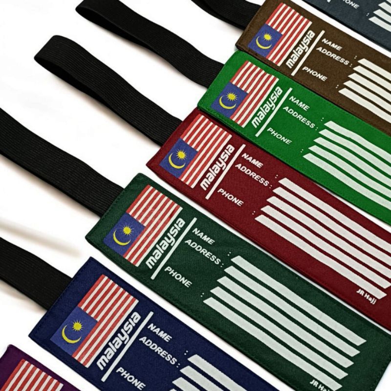 Luggage ID Tag Bag Bagasi PVC Haji & Umrah Travel Tahan Lasak | Shopee ...