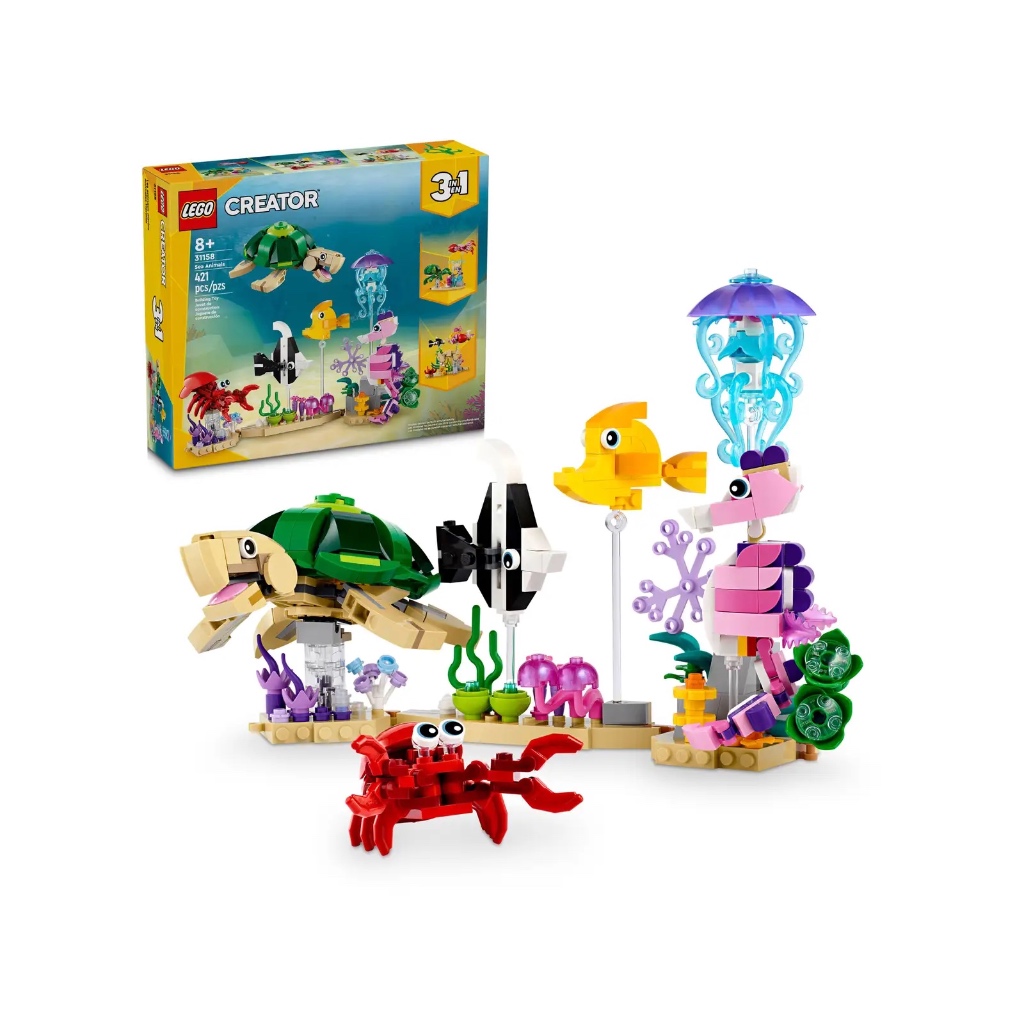 [PeppaBrick] LEGO 31158 Creator 3in1 Sea Animals | Shopee Malaysia