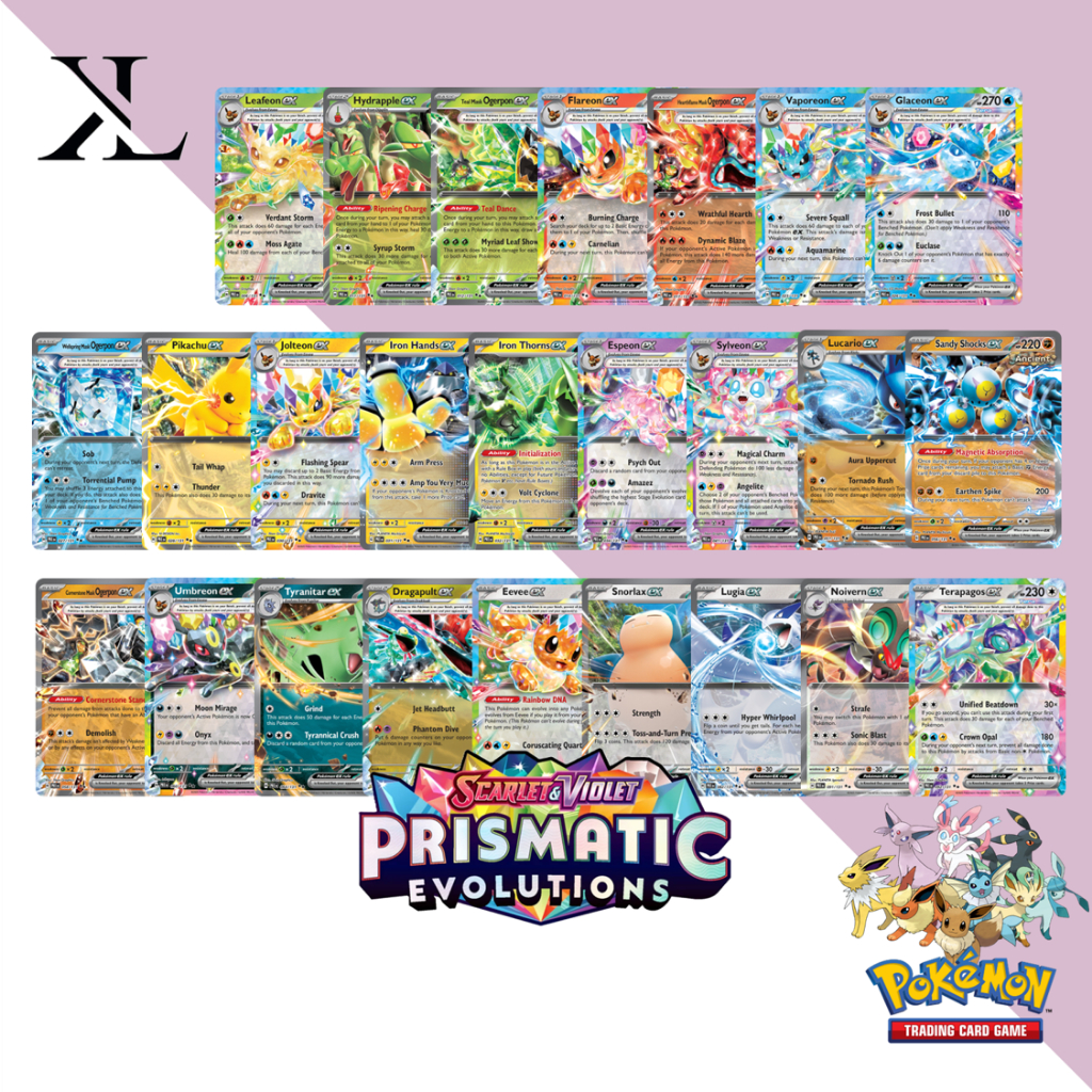 Pokémon TCG: SV8.5 Prismatic Evolutions - EX (RR) | Shopee Malaysia