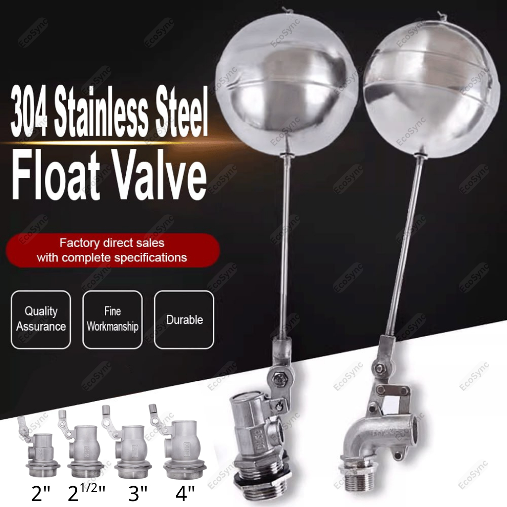 304 Stainless Steel Float Valve Ball Float Valve Heavy Duty 重型不锈钢浮球阀 ...