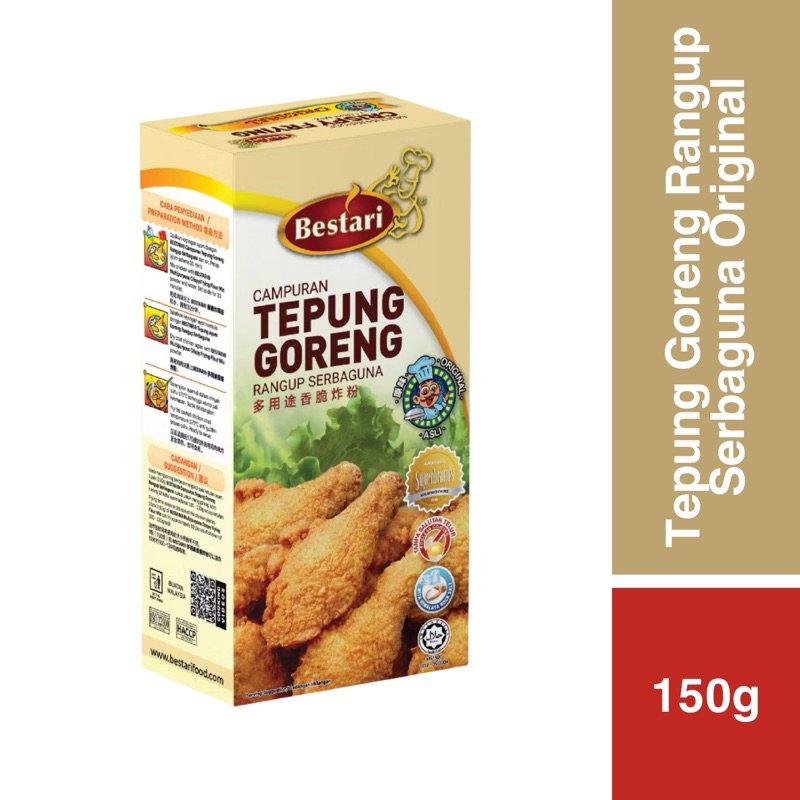 Bestari Tepung Goreng Ranggup Original 150g | Shopee Malaysia