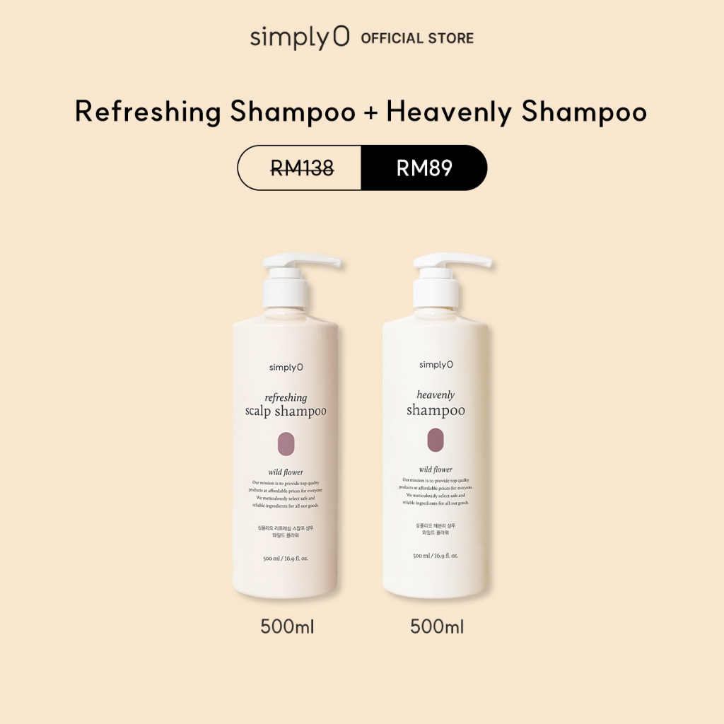 [Hot Pick] SimplyO Refreshing Scalp Shampoo Wild Flower 500ml ...