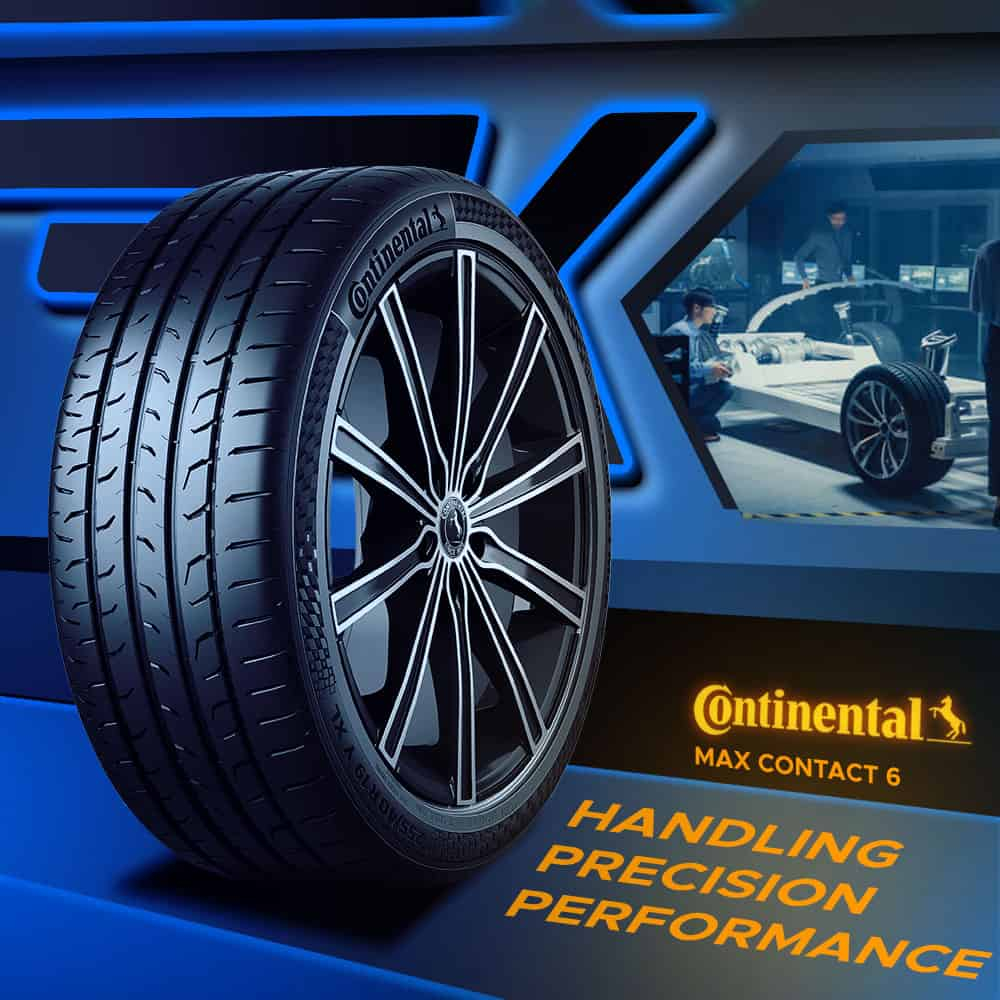 Tires Continental MaxContact MC6 225/40/19 (with installation) | Shopee Malaysia