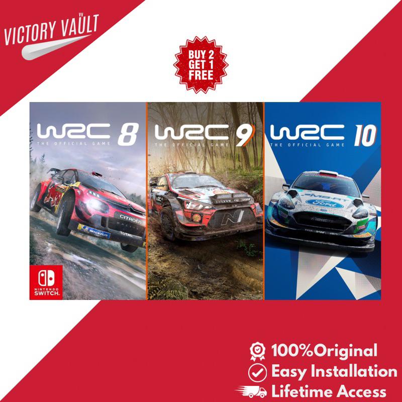WRC 8 9 10 WRC Collection (3 in 1) (Nintendo Switch) Digital Download ...