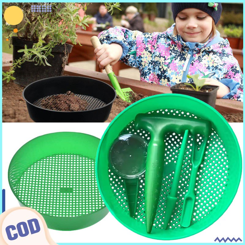 5Pcs Garden Sieve Gardening Seedling Tool Compost Sifter Rock Sifter ...