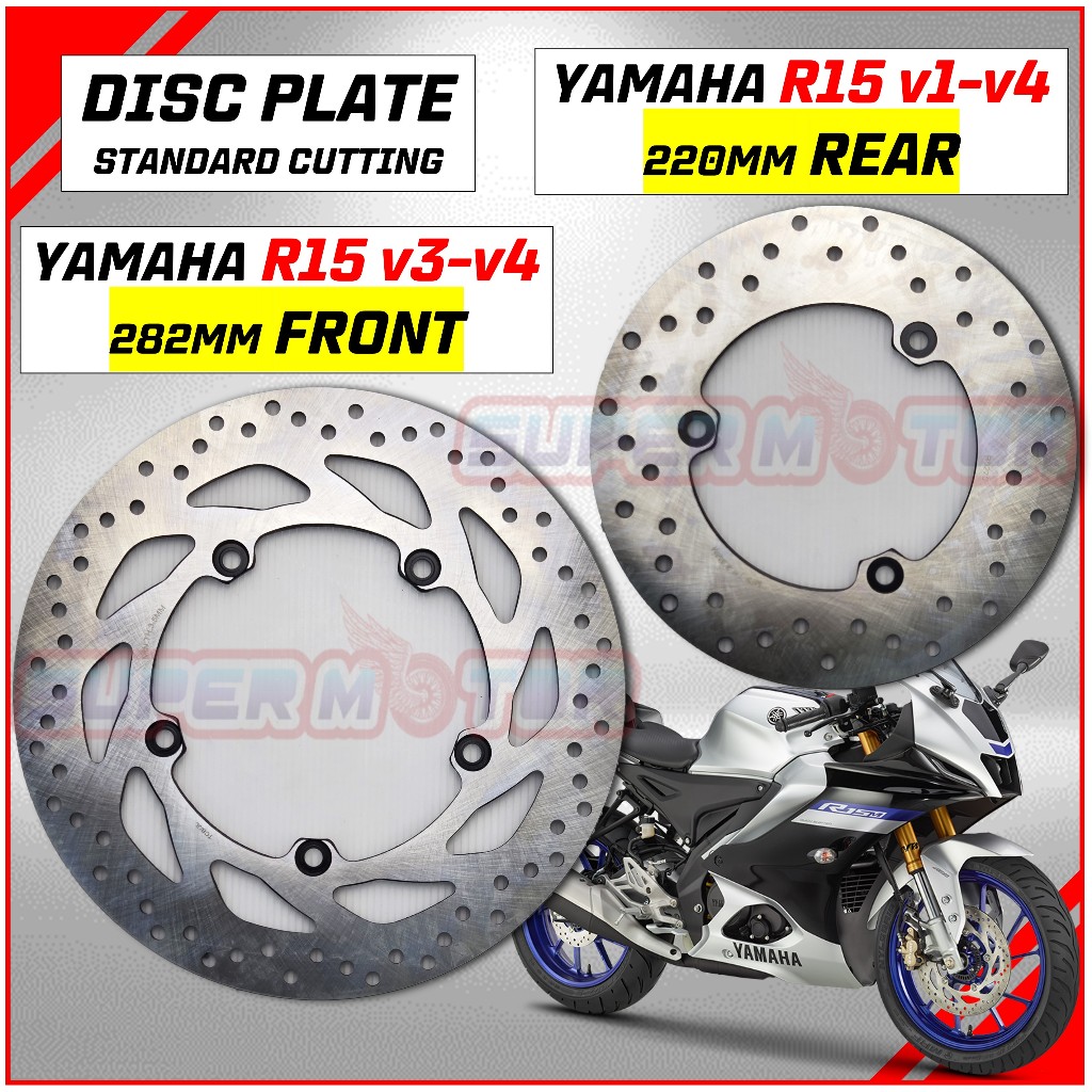 YAMAHA R15 V1~V4 / YZF- R15 / Front & Rear Brake Disc Plate – High ...