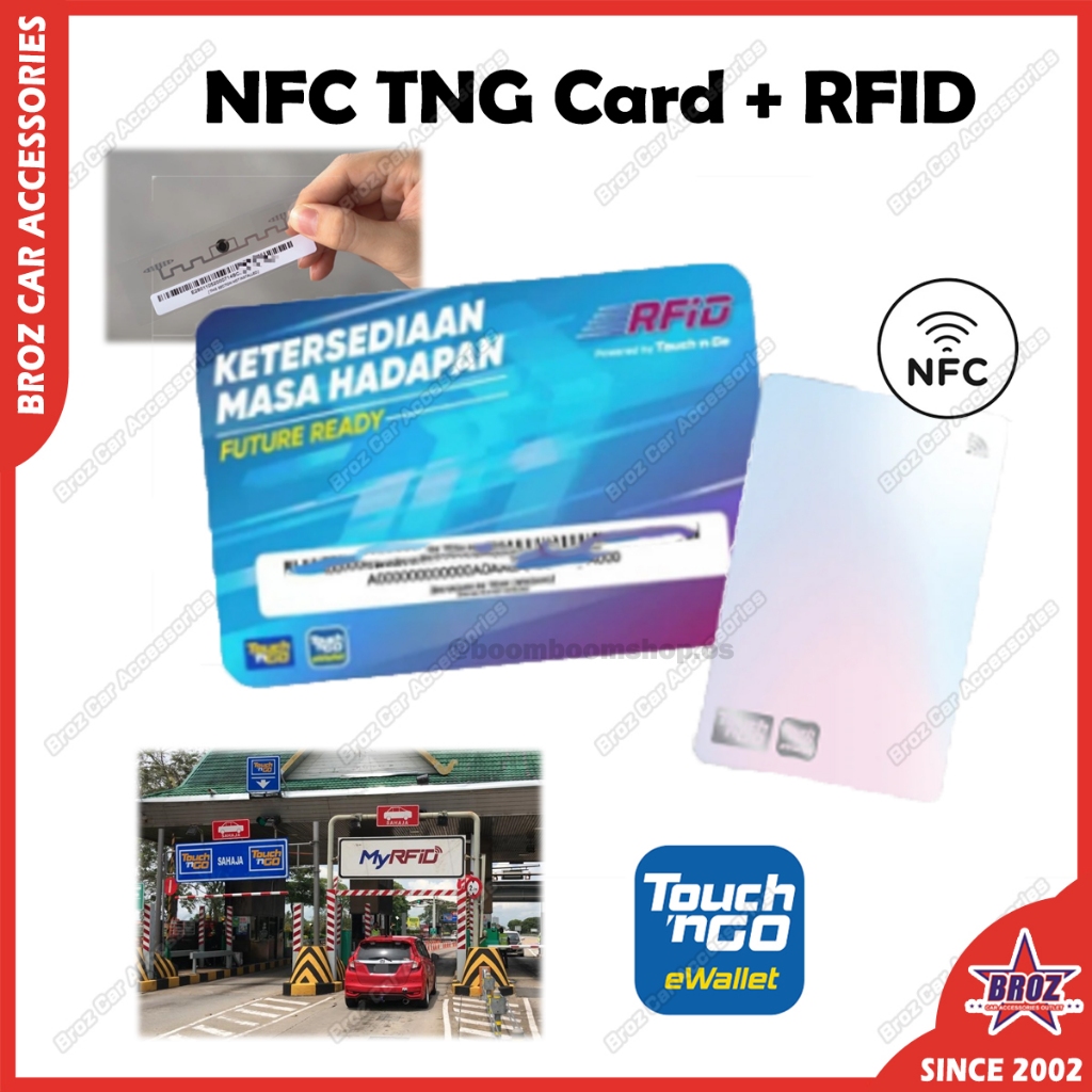 [COMBO] TNG NFC Card + RFID Enhanced Card Trusted Seller Kad Tol ...