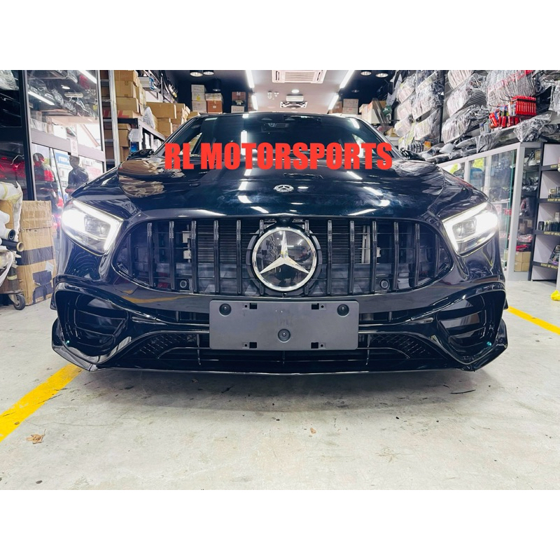 Mercedes Benz W177 V177 HB SEDAN A45 A45S Bodykit body kit front side ...