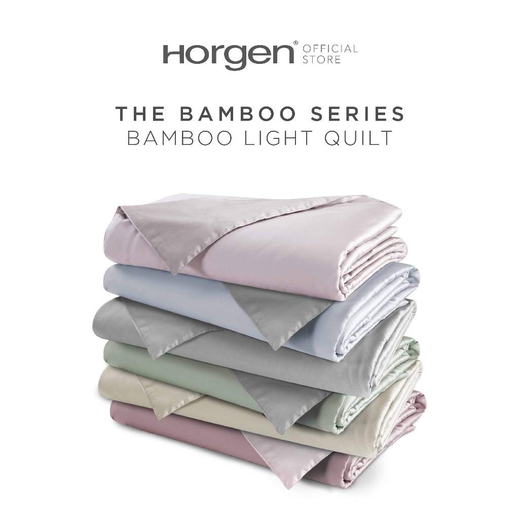 Horgen Cooling Bamboo Lyocell Blanket | Light Quilt | Comforter ...