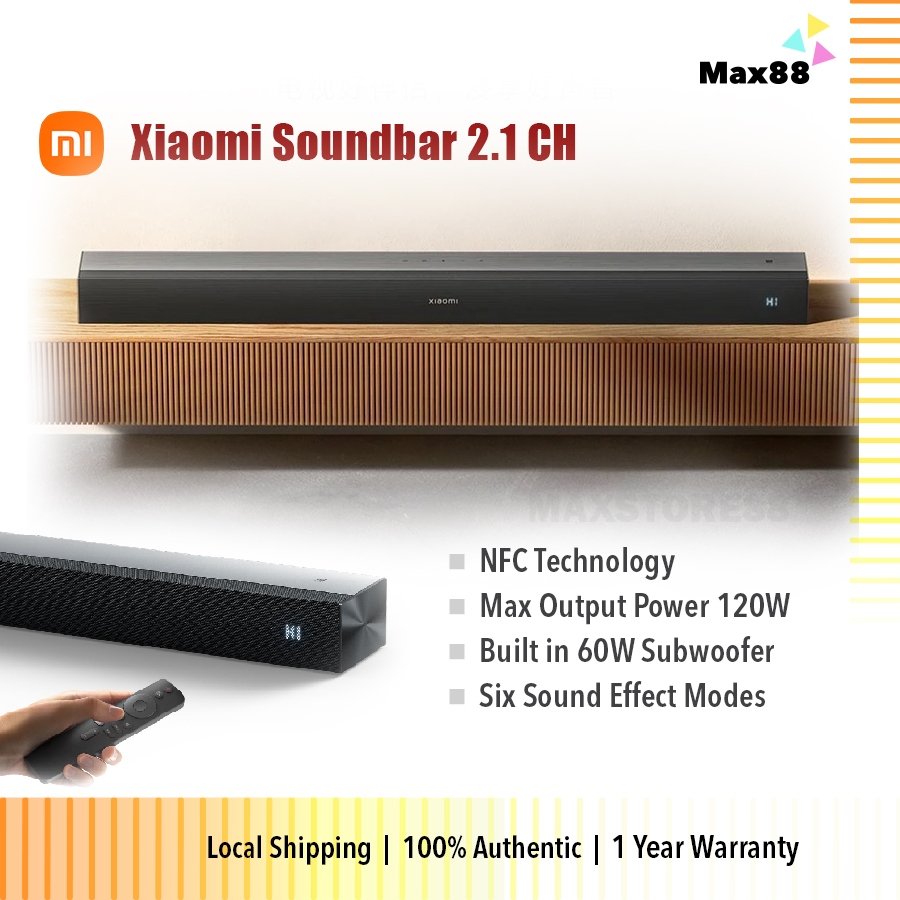 Xiaomi Soundbar Pro 2.1 ch / Xiaomi Tv Soundbar 2.1 | Shopee Malaysia
