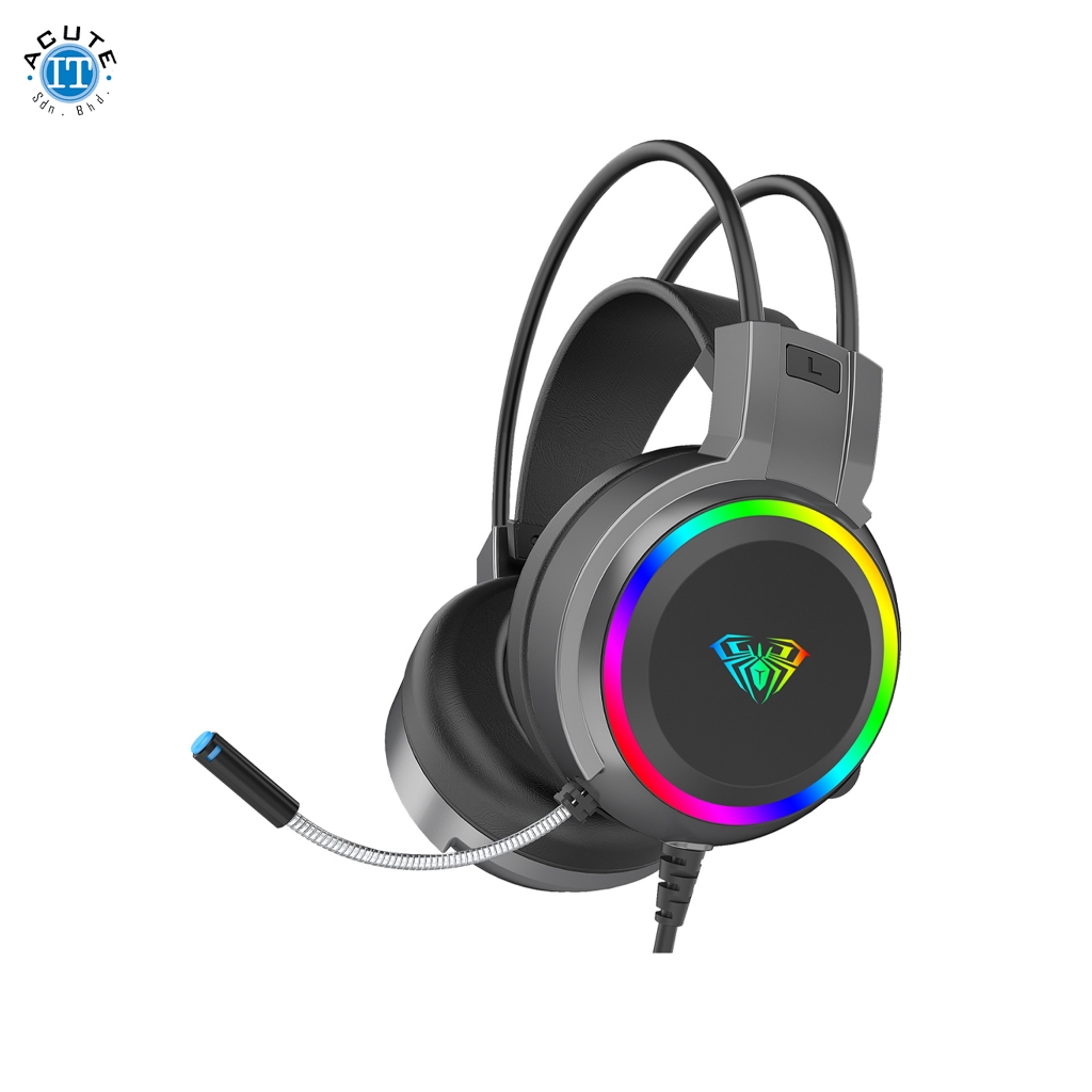AULA S608 Wired Gaming Headset | Shopee Malaysia