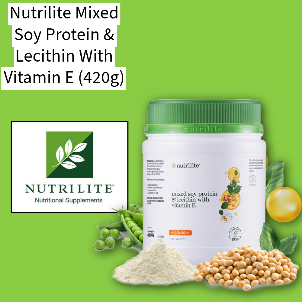 Nutrilite Mixed Soy Protein & Lecithin With Vitamin E (420g) | Shopee Malaysia