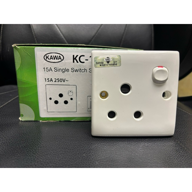 Kawa 15A Switch Socket; 250VAC; Sirim Approval | Shopee Malaysia