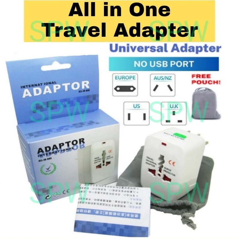 Universal Travel Adapter Plug All In One International Worldwide Travel Adaptor Plug Socket For ...