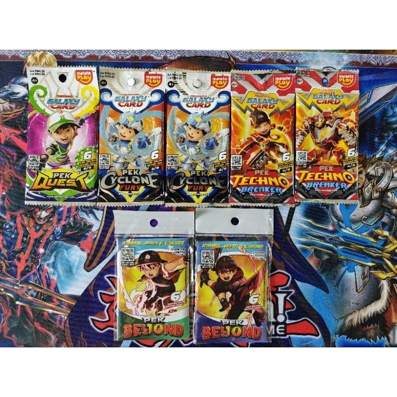 Official Monsta Galaxy Card Boboiboy (Pek Beyond, Pek Techno Breaker ...
