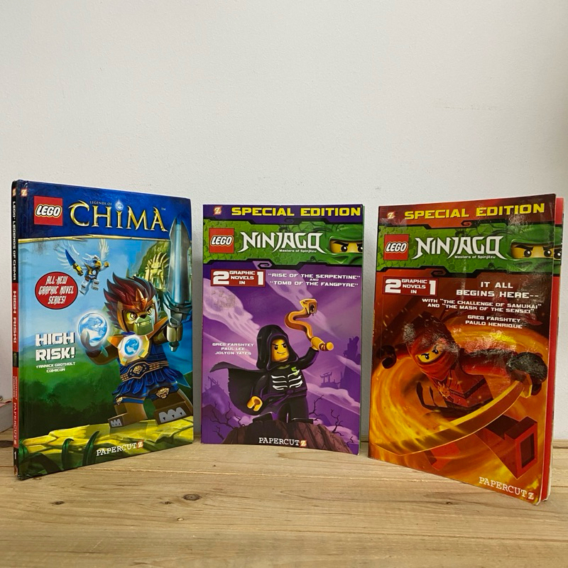 Lego : Special Edition 2 in 1 Ninjago / Chima Graphic Novels (Preloved ...