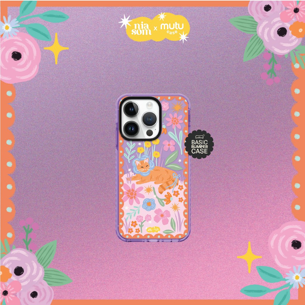 Petal - Niasom x Mutu Case (Powered by Basic Bumper) Compatible with iP17PROMAX | Shopee Malaysia