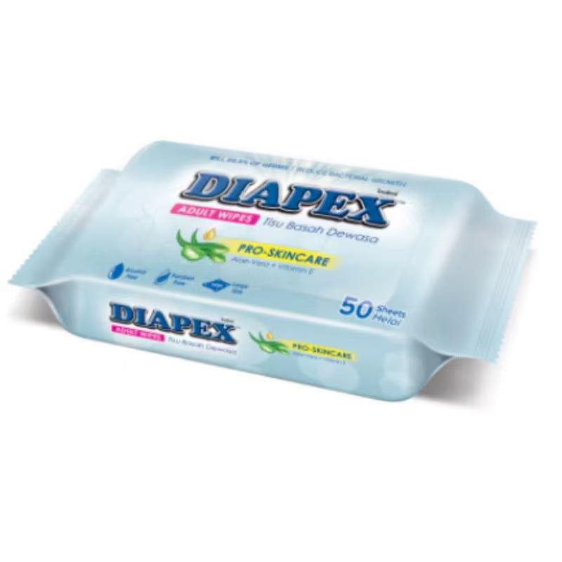 DIAPEX ADULT WIPES 50 sheets | Shopee Malaysia