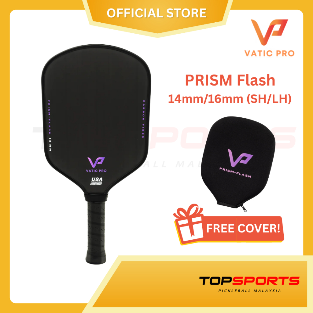 Vatic Pro Prism Flash PickleBall Paddle (Free Cover) | Shopee Malaysia