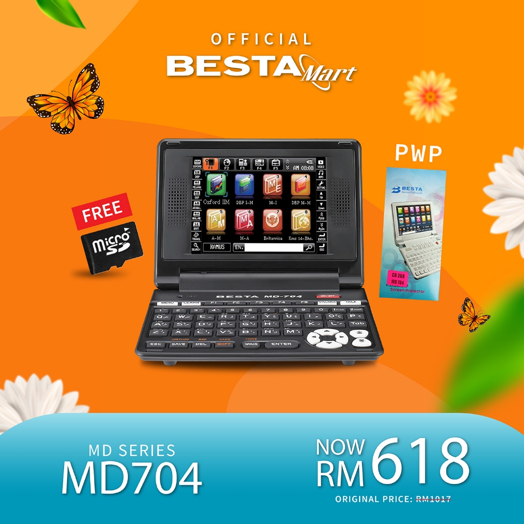 Besta electronic dictionary MD704 / Besta Kamus Elektronik MD704 [Add ...