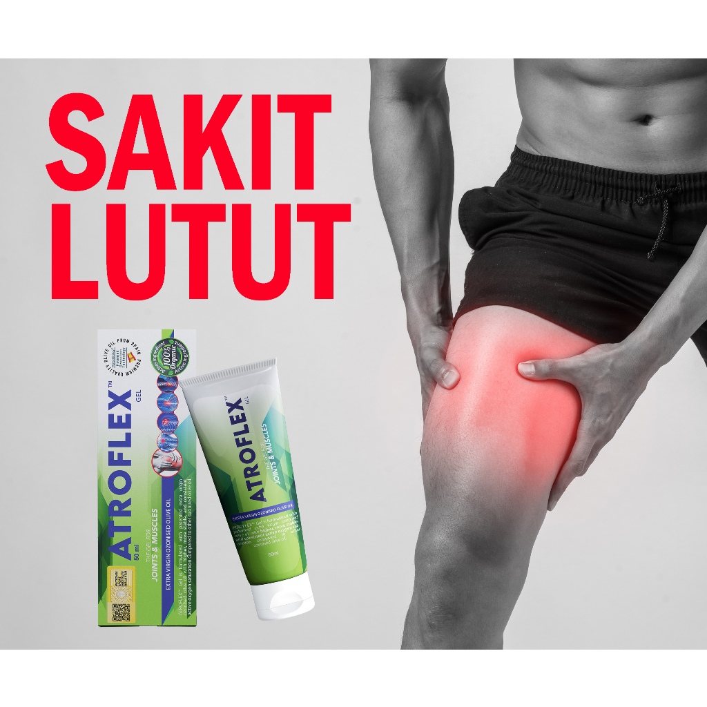 Atroflex Gel Extra Virgin Ozonated Olive Oil Knee Joints Muscle Pain ...