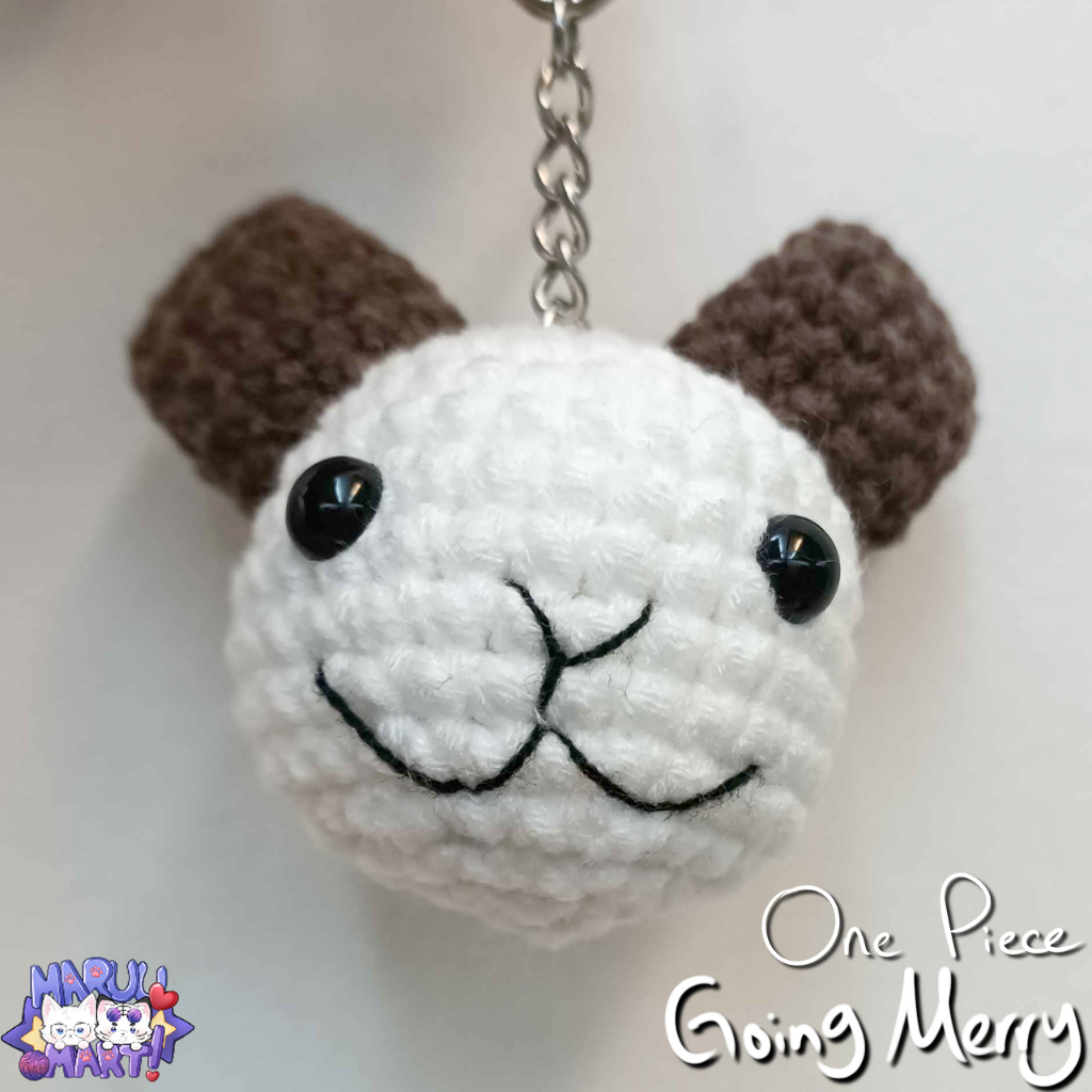 One Piece || Going Merry Crochet Amigurumi keychain | Shopee Malaysia