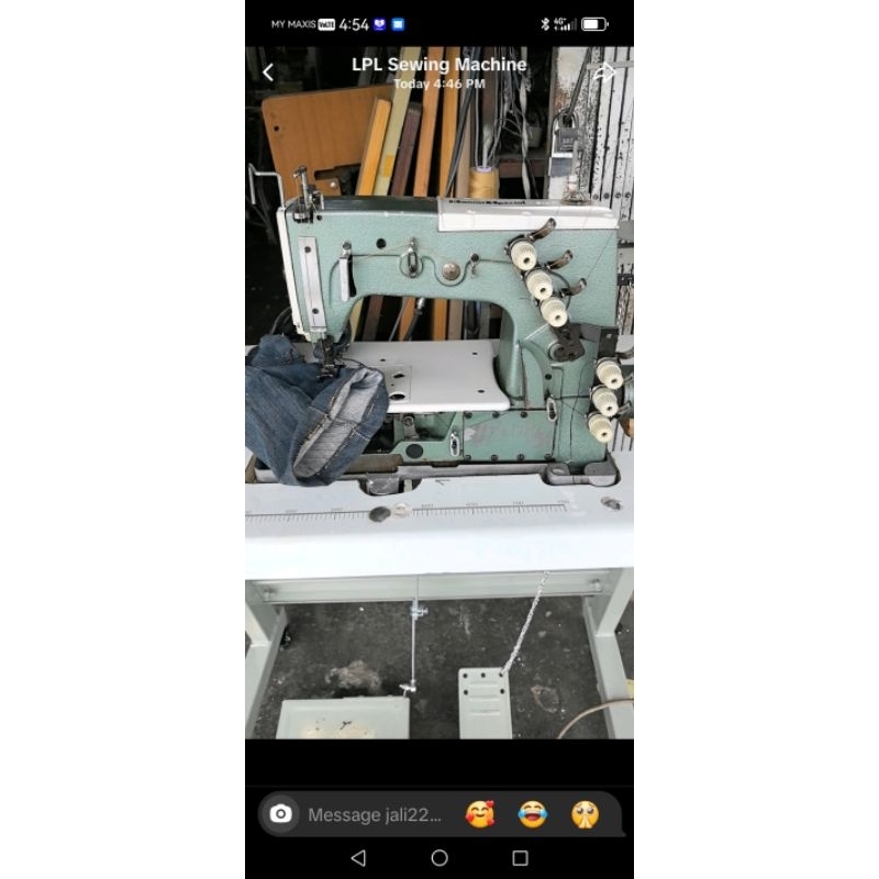 Used Kansai special DLR-1503V sewing machine (Jahit rantai jeans ...