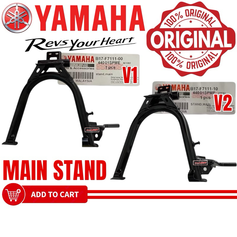 YAMAHA Y15 V1 V2 Y15ZR MAIN STAND 100% ORIGINAL HLY Y16 Y16ZR DOUBLE ...