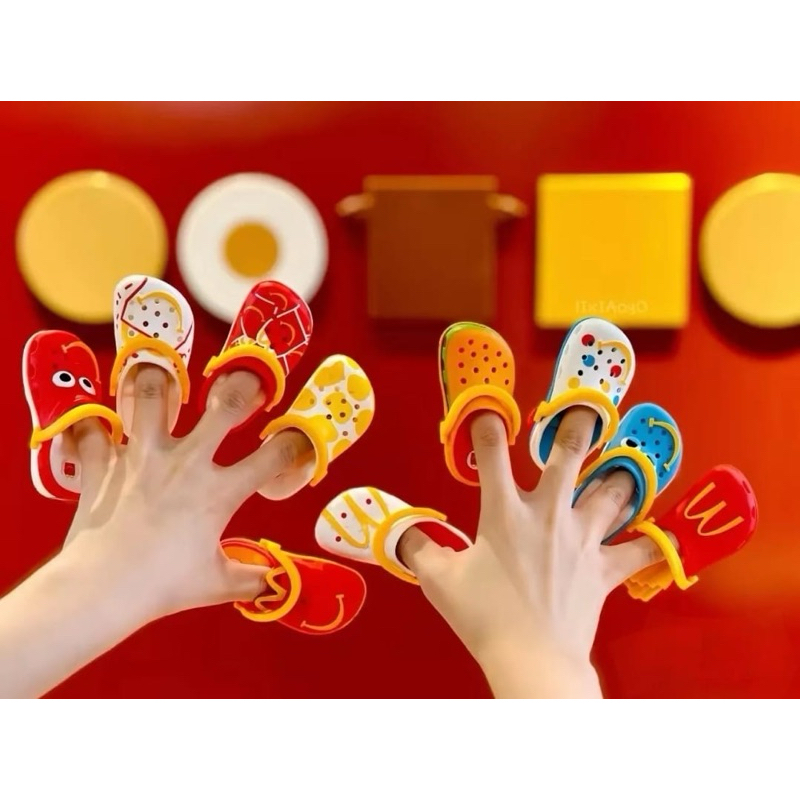 Authentic McDonald’s Crocs Keychain Mini Mcdo Crocs Slippers with ...