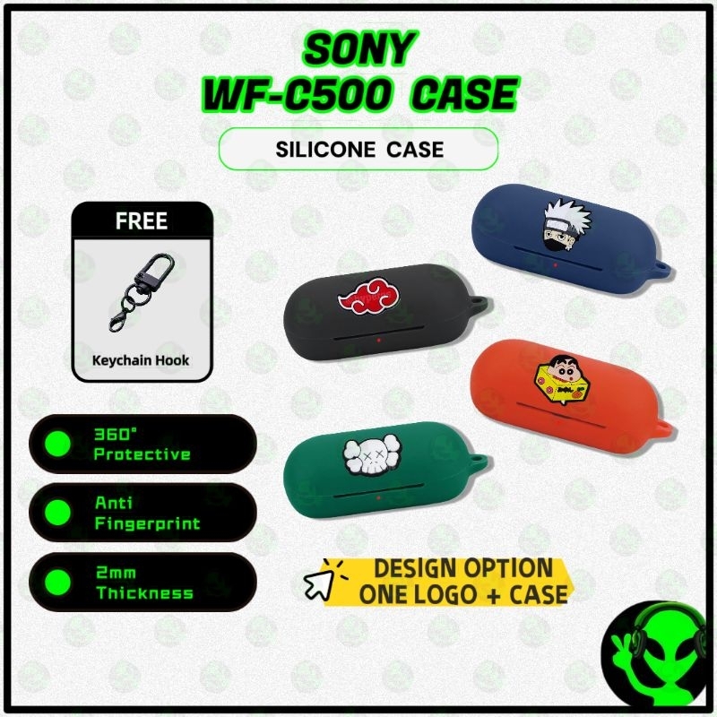 Sony WF-C500 Case Wireless Earbud Protective Shell Soft Silicone Case ...