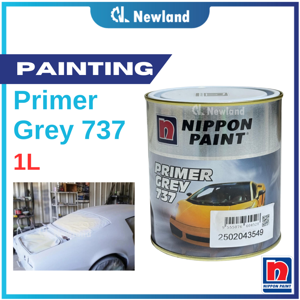 Nippon Primer Grey 737 - for Body Car / Car Primer Undercoat / 1K ...