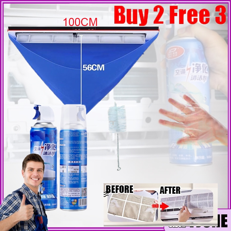 BUY 2 FREE 3 Aircond Cleaning Spray Air Cond Cleaner Foam Air ...